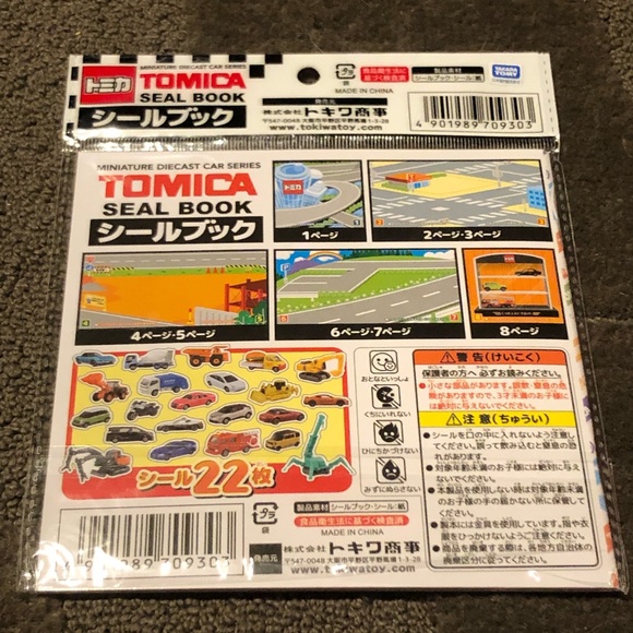 Tomica | Toys | Tomica Sticker Book Miniature Die Cast Cars Stickers ...